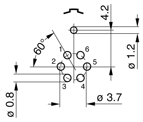 ECG.1B.306.YLN connector | LEMO