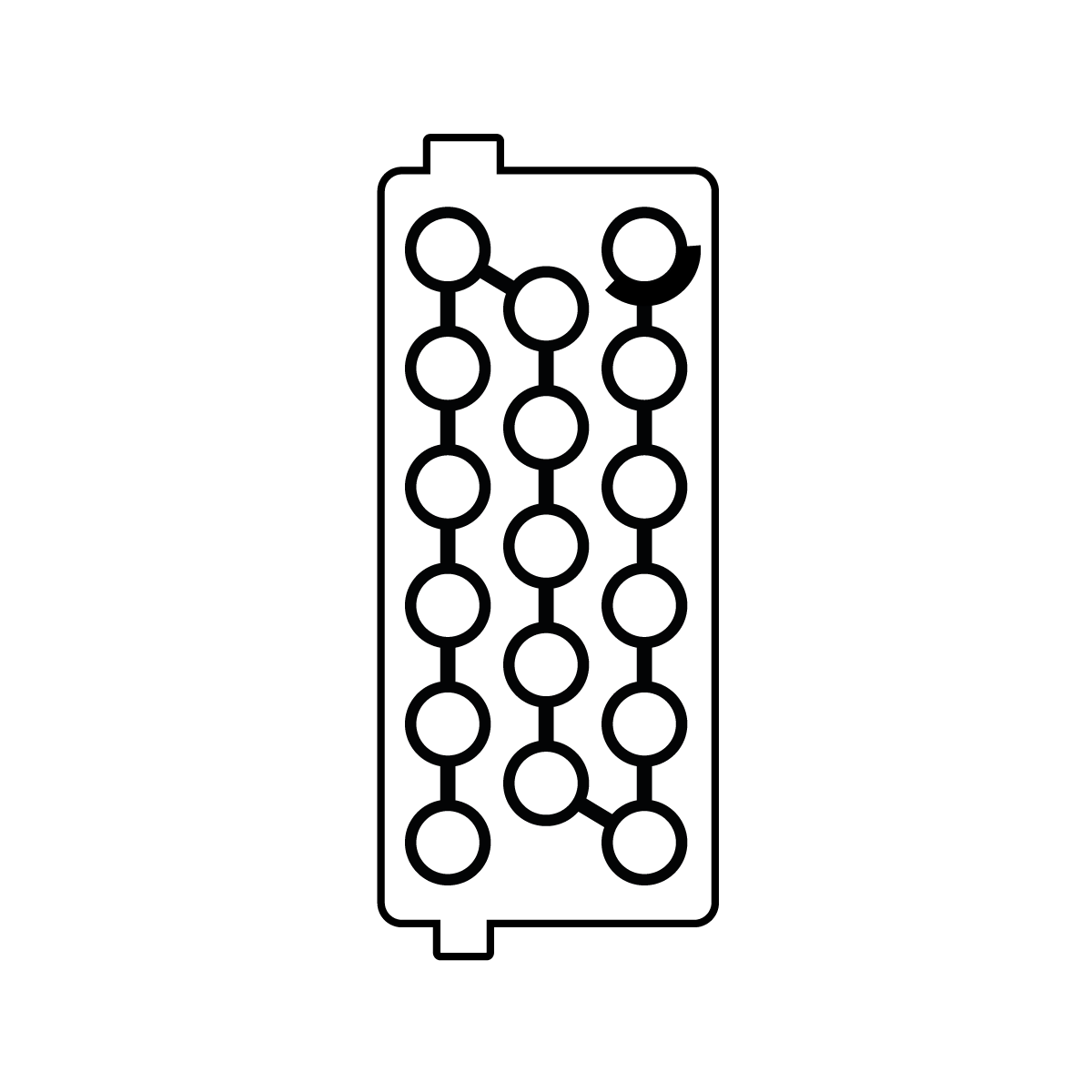 MOF.M17.ZLP2 Module double Low Voltage | LEMO
